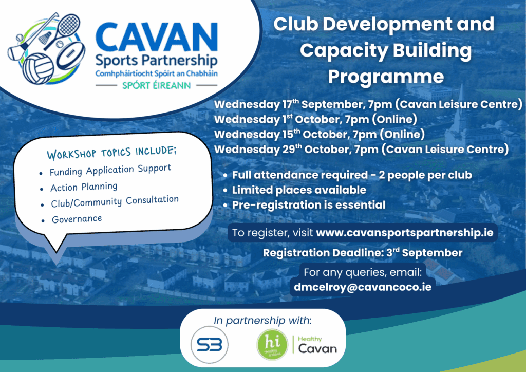 Free Club Development and Capacity Building Workshops